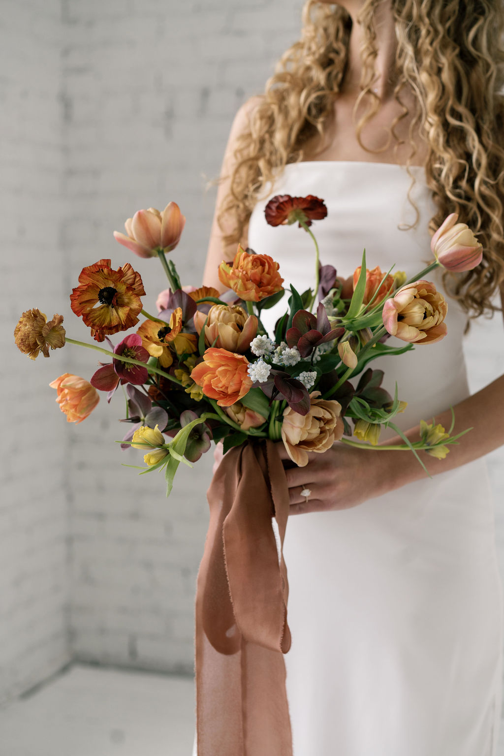 An Unexpected Moody Spring Color Palette | Gather Floral